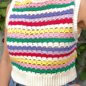 Crochet Top PATTERN Pdf File Crochet Brick Stitch Crochet Tank Top - Etsy