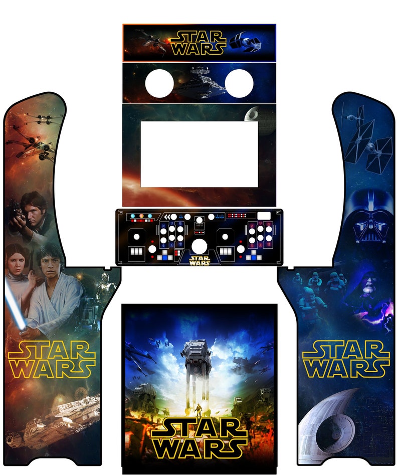 Star Wars Arcade Cabinet Graphics for ALU 1.1 (FX Version) Digital ...