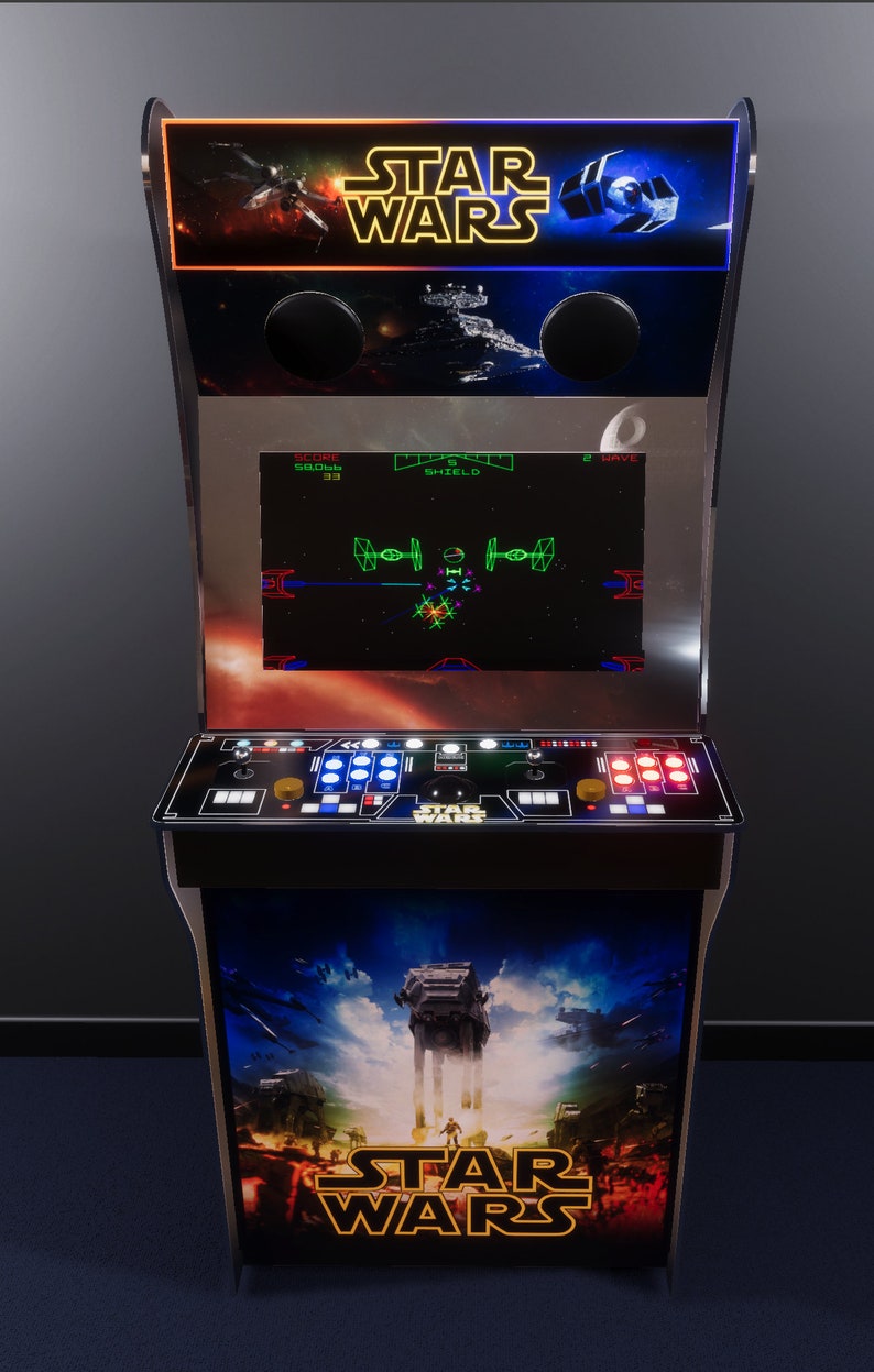 Star Wars Arcade Cabinet Graphics for ALU 1.1 (FX Version) Digital ...