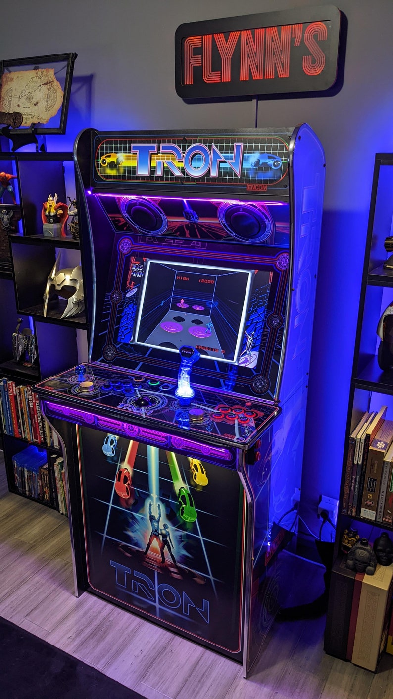 Tron Arcade Cabinet Graphics for ALU 1.1 (FX Version) Digital Files ...