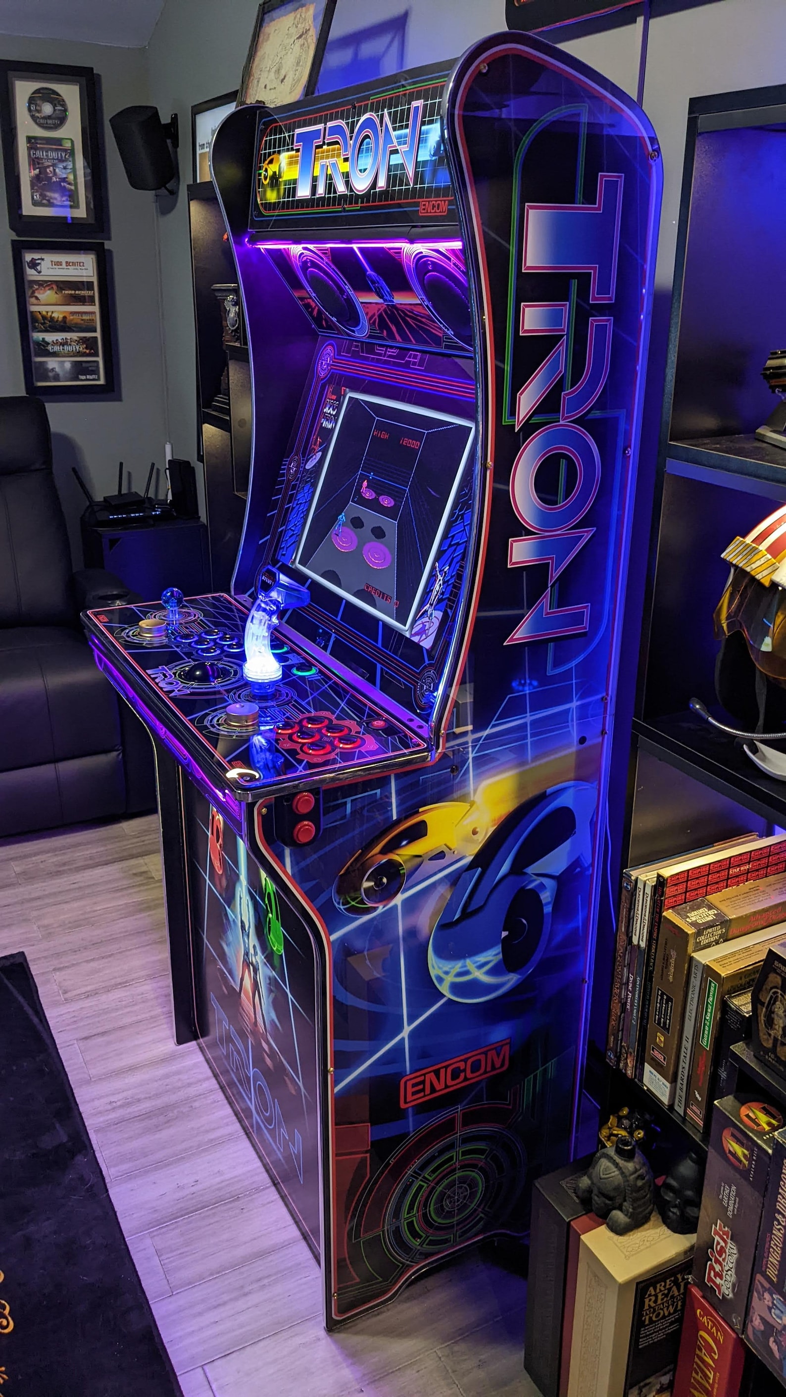 Tron Arcade Cabinet Graphics for ALU 1.1 (FX Version) Digital Files ...