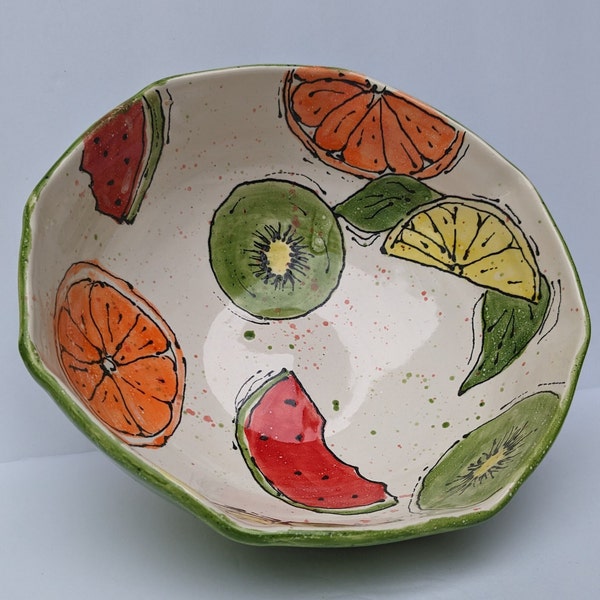 Hand Painted Bowl - Etsy