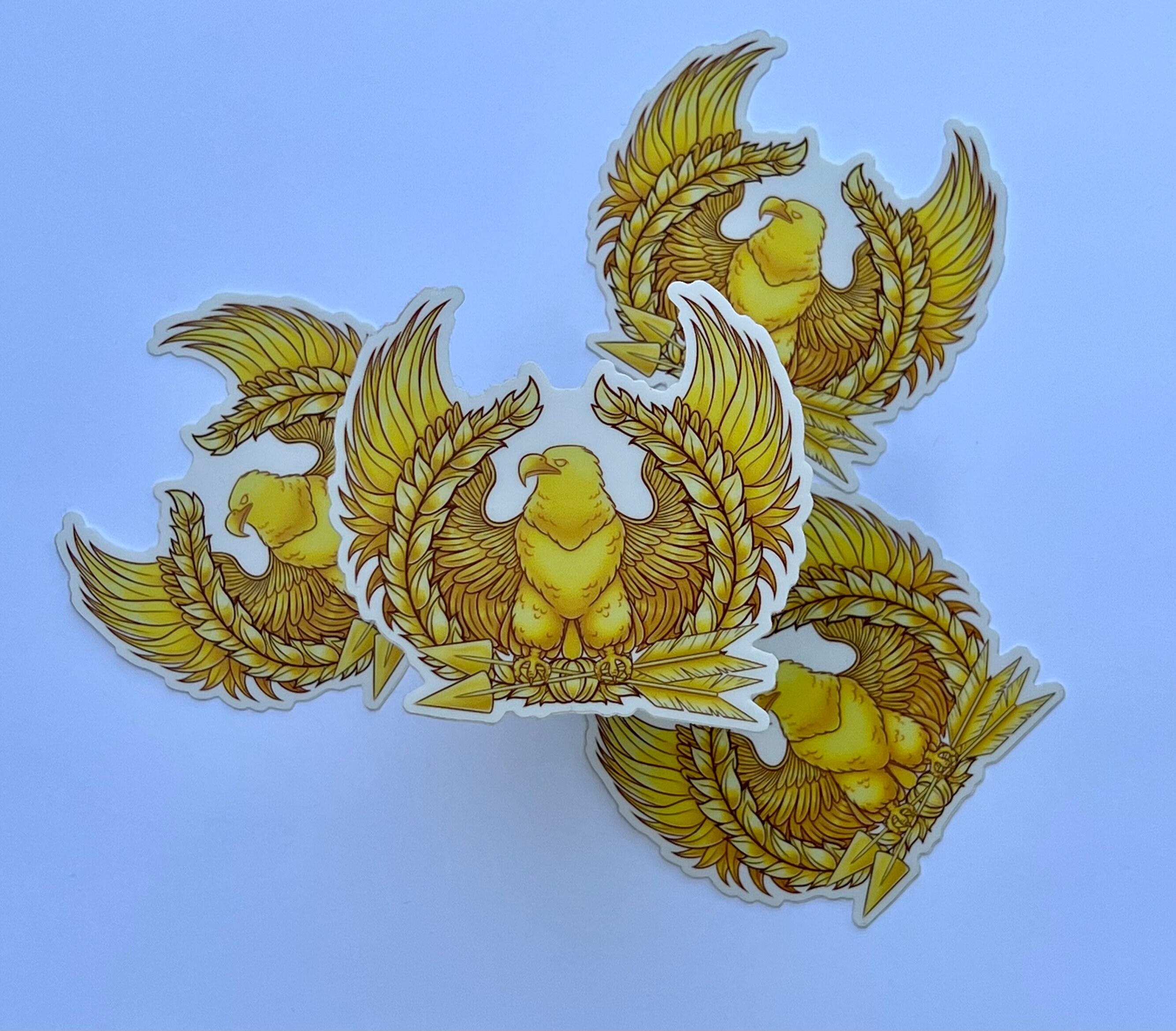 Eagle Rising Sticker, Warrant Officer Sticker, Eagle Rising Laptop ...