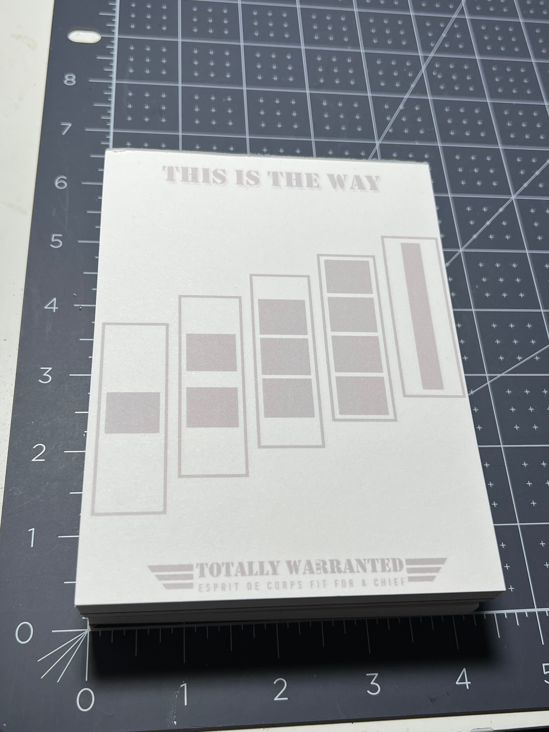 Rank Logo Stationery, Warrant Officer Rank Notepad, Chief Post Its ...