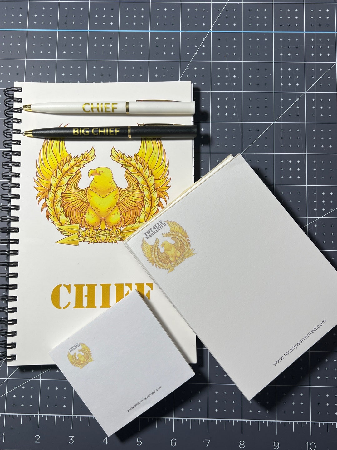 Eagle Rising Logo Stationery Set, Eagle Rising Notebook, Chief Post Its ...