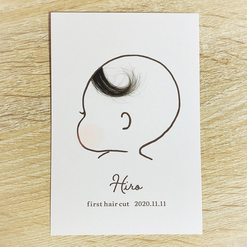 Custom Baby Gift, First Hair, Baby Room Decor, Baby Memories, Keepsake ...