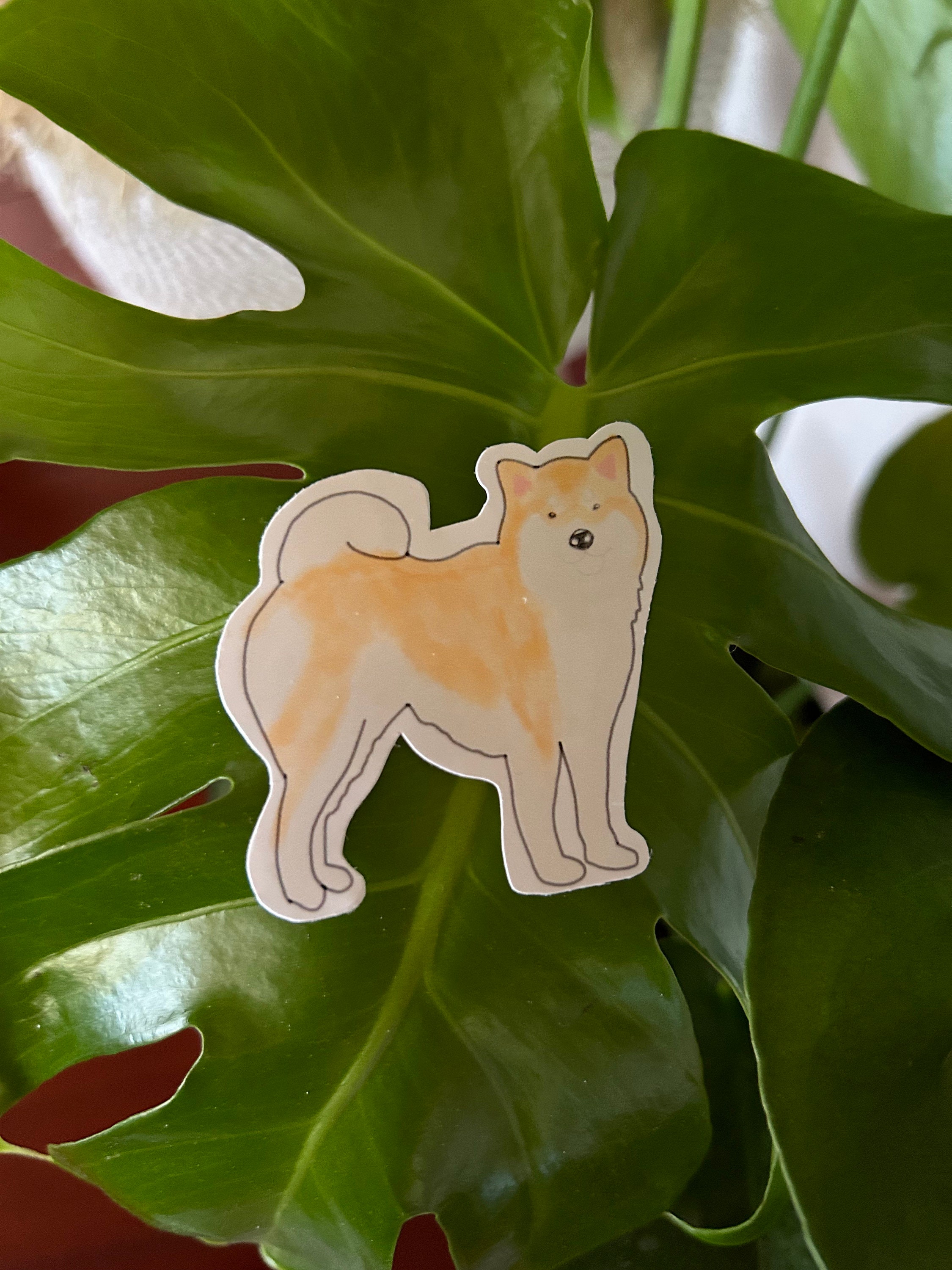 Shiba Inu Japanese Puppy Samurai Stickers - Etsy