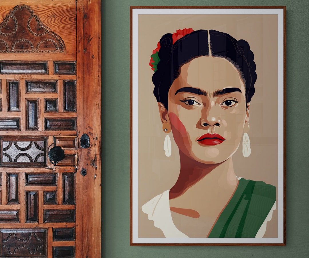Frida Kahlo Wall Art Print Frida Kahlo Digital Wall Art Etsy