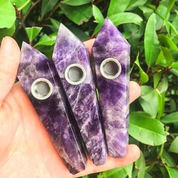 Crystal Smoking Pipe - Etsy