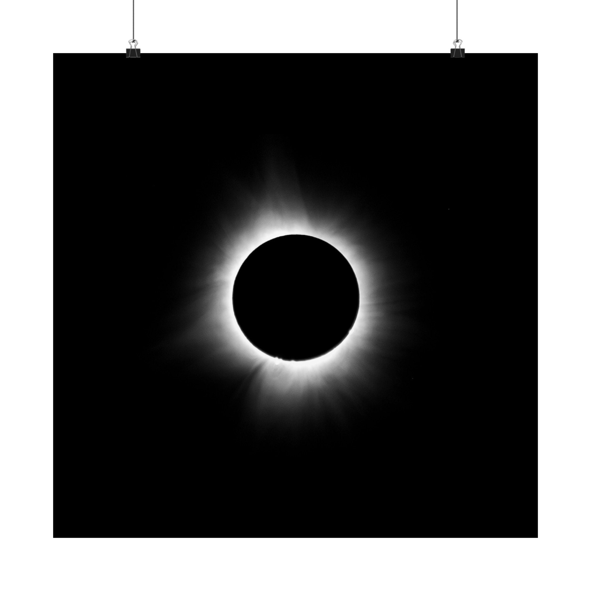 2024 Solar Eclipse Fine Art Print: Enter Totality Wall Decor Rangeley ...