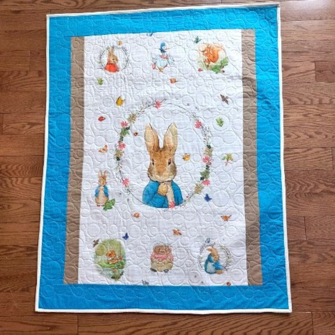 Peter Rabbit Baby Quilt Cotton - Etsy