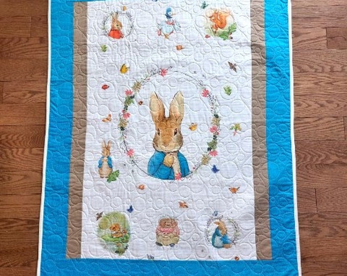 Peter Rabbit Baby Quilt Cotton - Etsy
