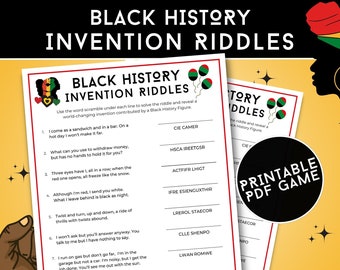 Black History Jeopardy Game | Black History Trivia Game | Fun Printable ...
