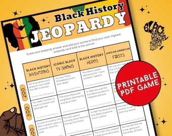 Black History Invention Riddles Game | Word Scramble Games | Fun ...