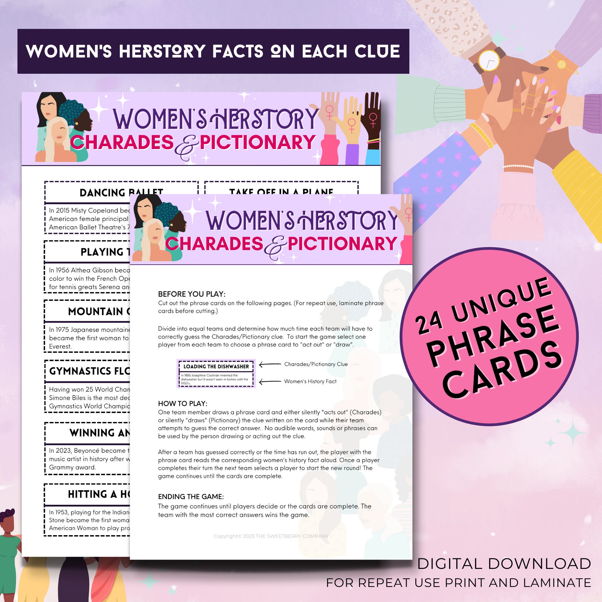 Women's Day Charades/pictionary Game | International Women's Day ...