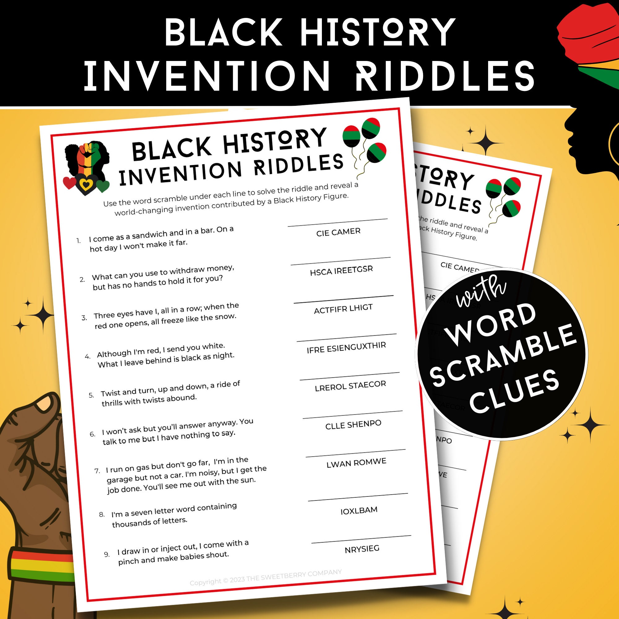 Black History Activity Bundle | Black History Month Activities | Fun ...