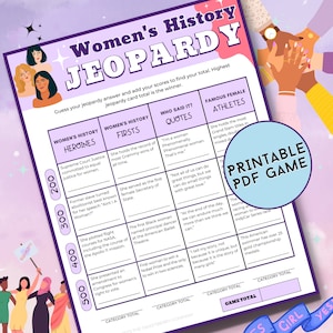 International Women's Day Jeopardy Game | Women's Day Activity | Women ...