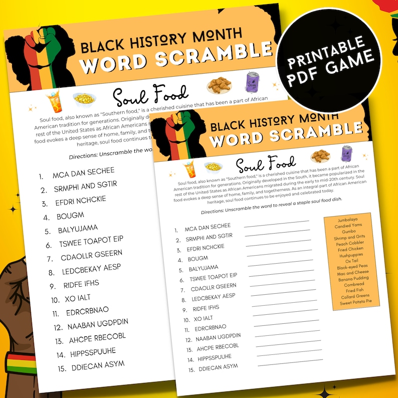 Black History Activity Bundle | Black History Month Activities | Fun ...