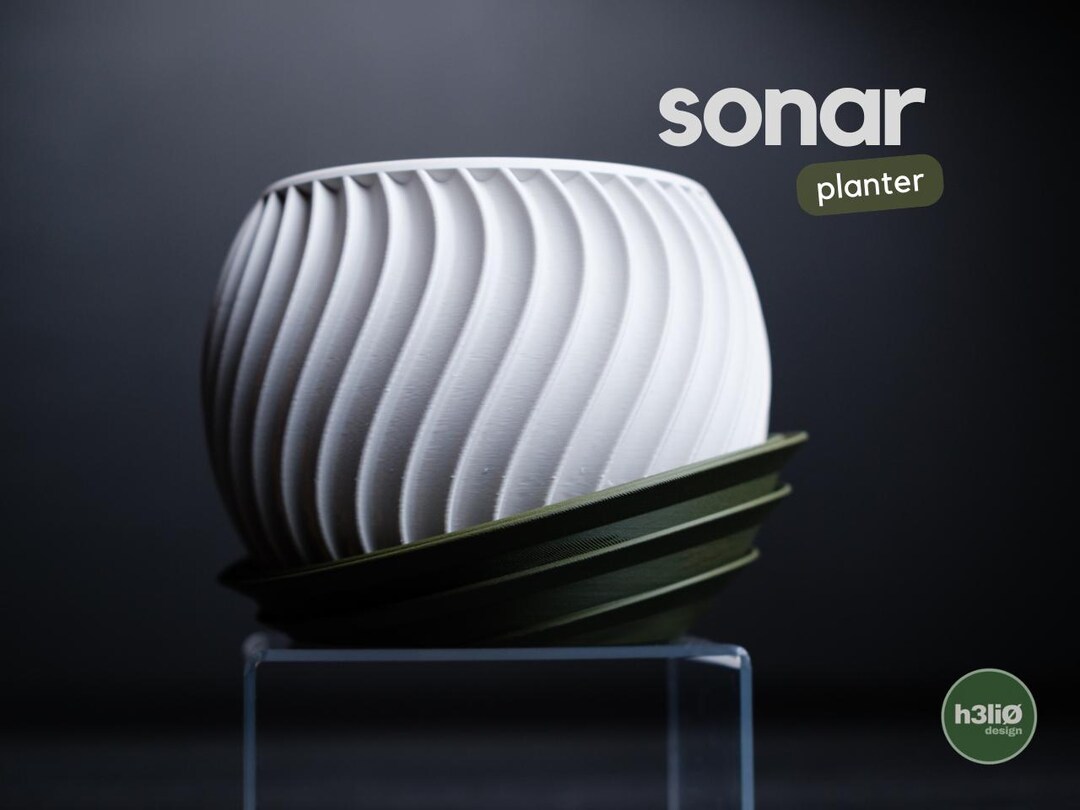 Modern Minimalist Sonar Flower Pot, Home Decor, Home Gift, 12 Color ...