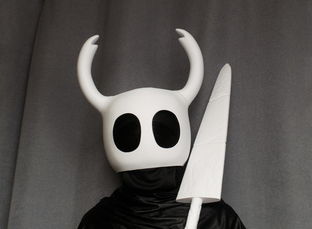 Little Ghost, Knight Cosplay, Mask and Nail Combo, Halloween Mask - Etsy