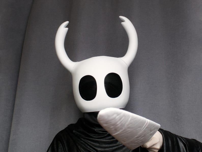 Little Ghost, Knight Cosplay, Mask and Nail Combo, Halloween Mask - Etsy
