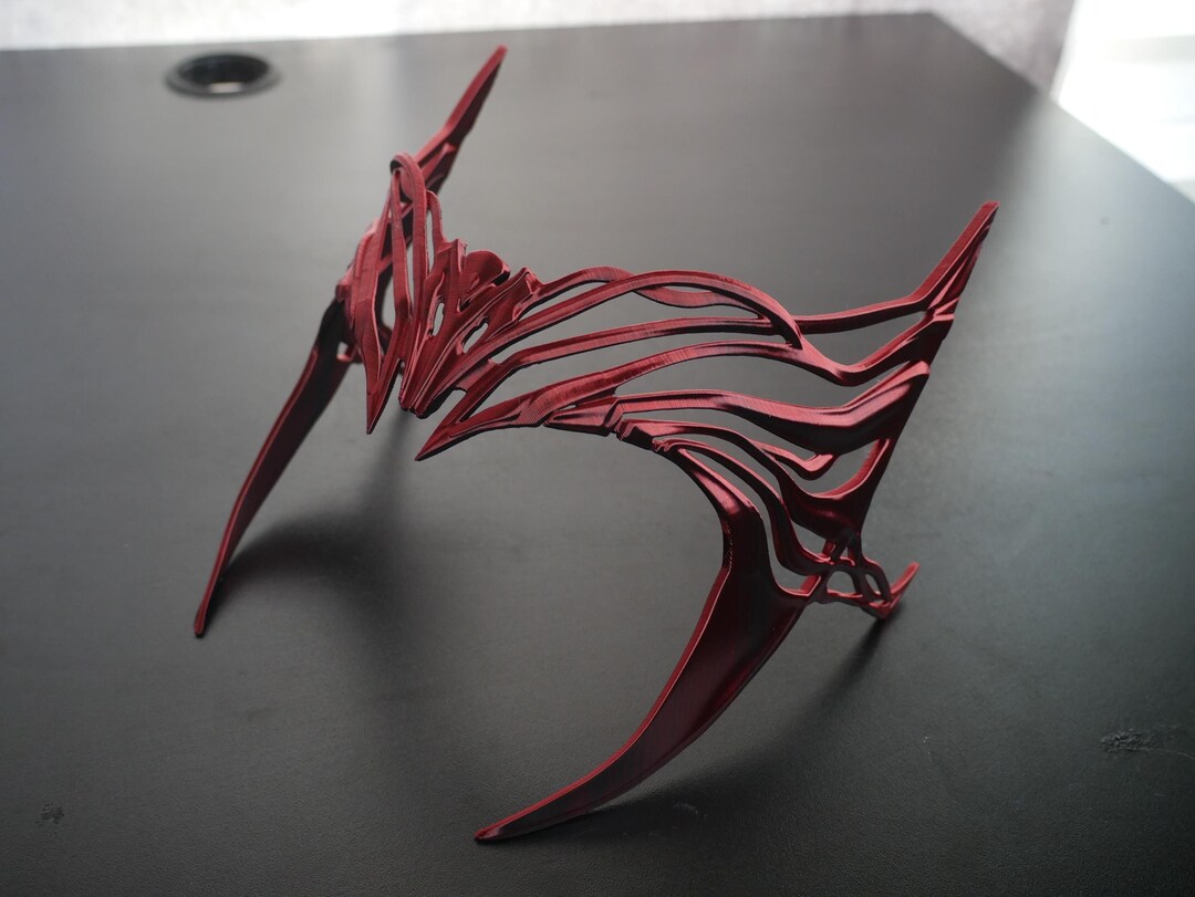 Scarlet Witch Crown Gradient Red (wanda Maximoff) - From Multiverse of ...