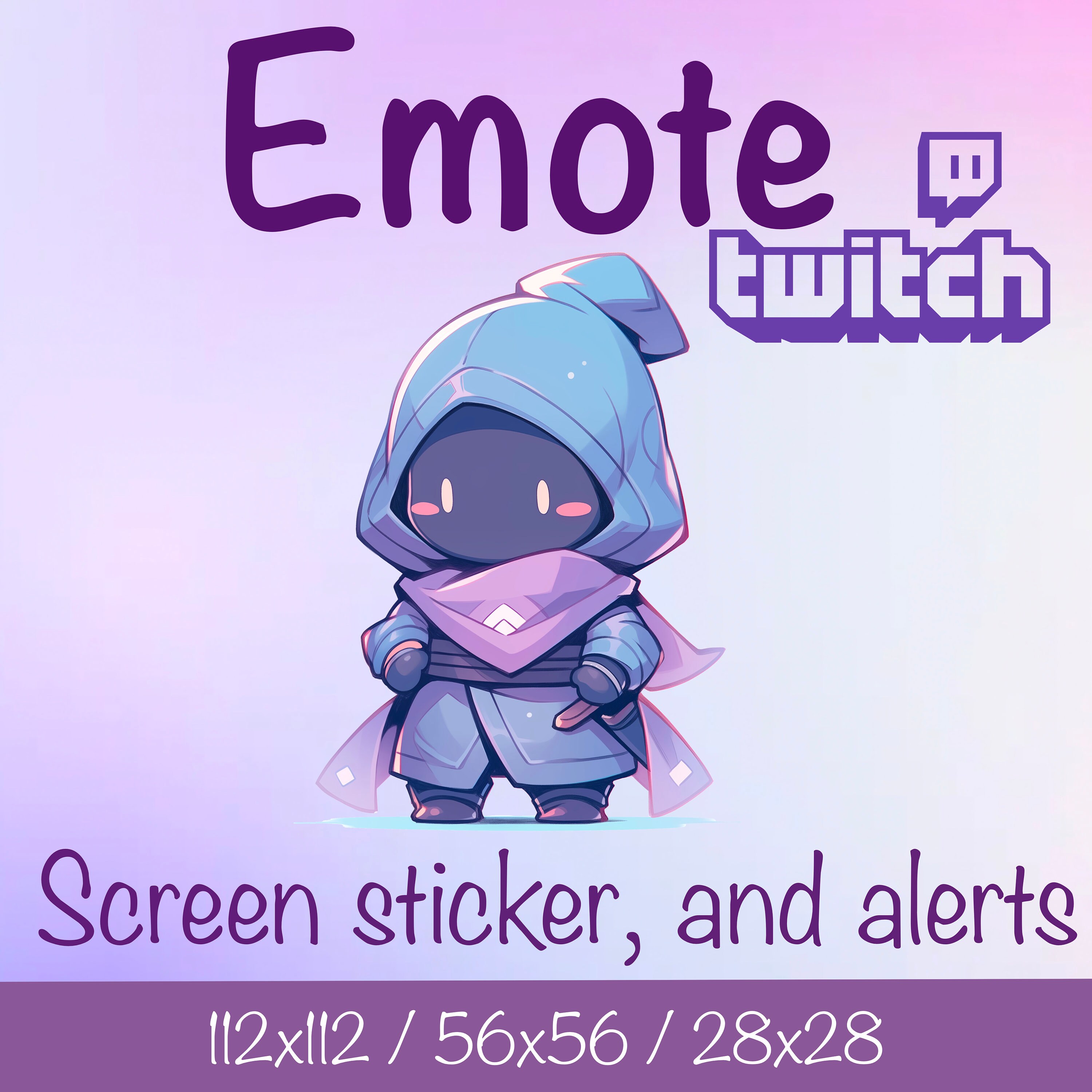 Cute Ninja Emote for Twitch - Etsy