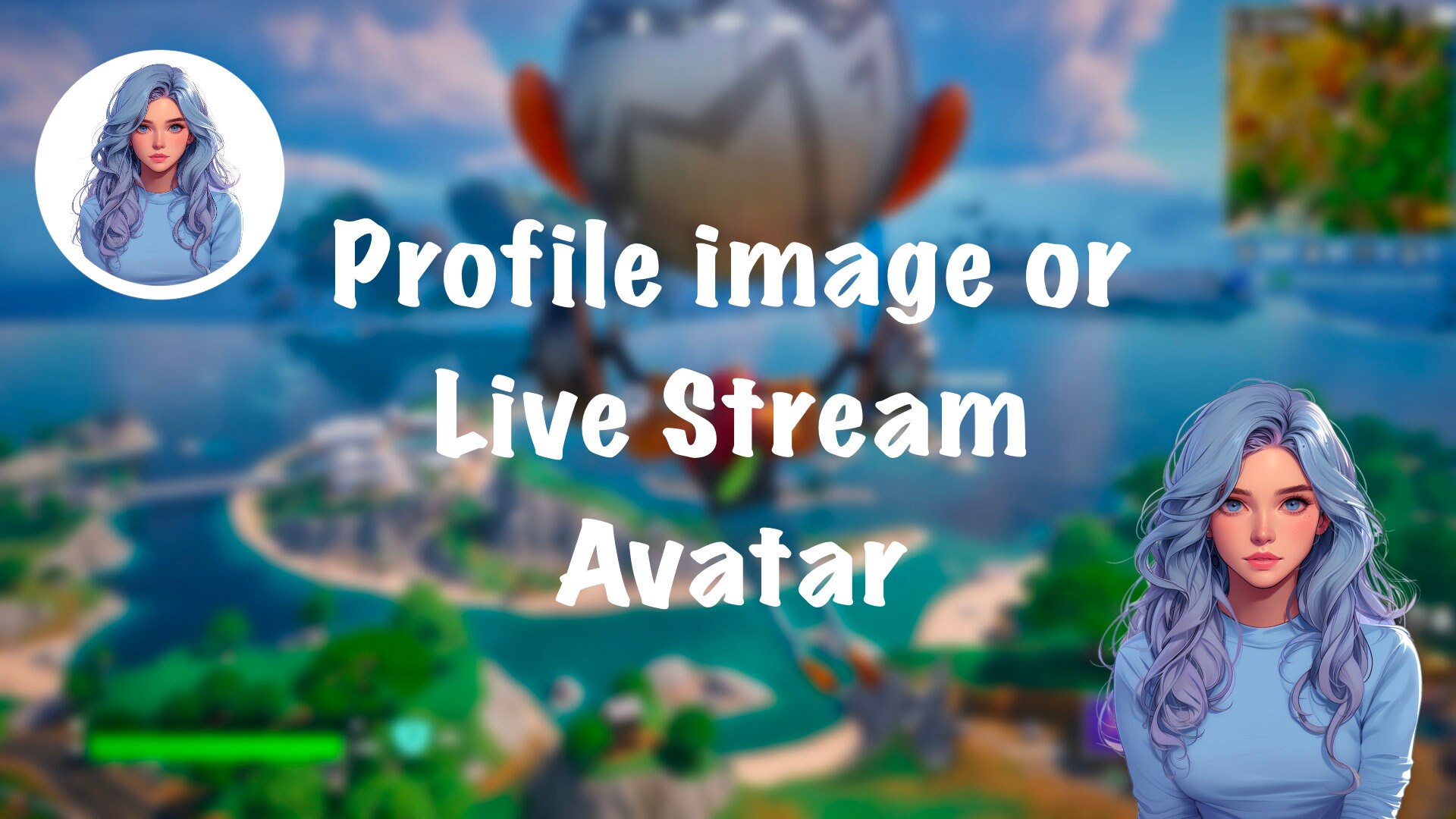 Ready-to-use Vtuber PFP High-quality PNG Avatar Perfect Profile Picture ...