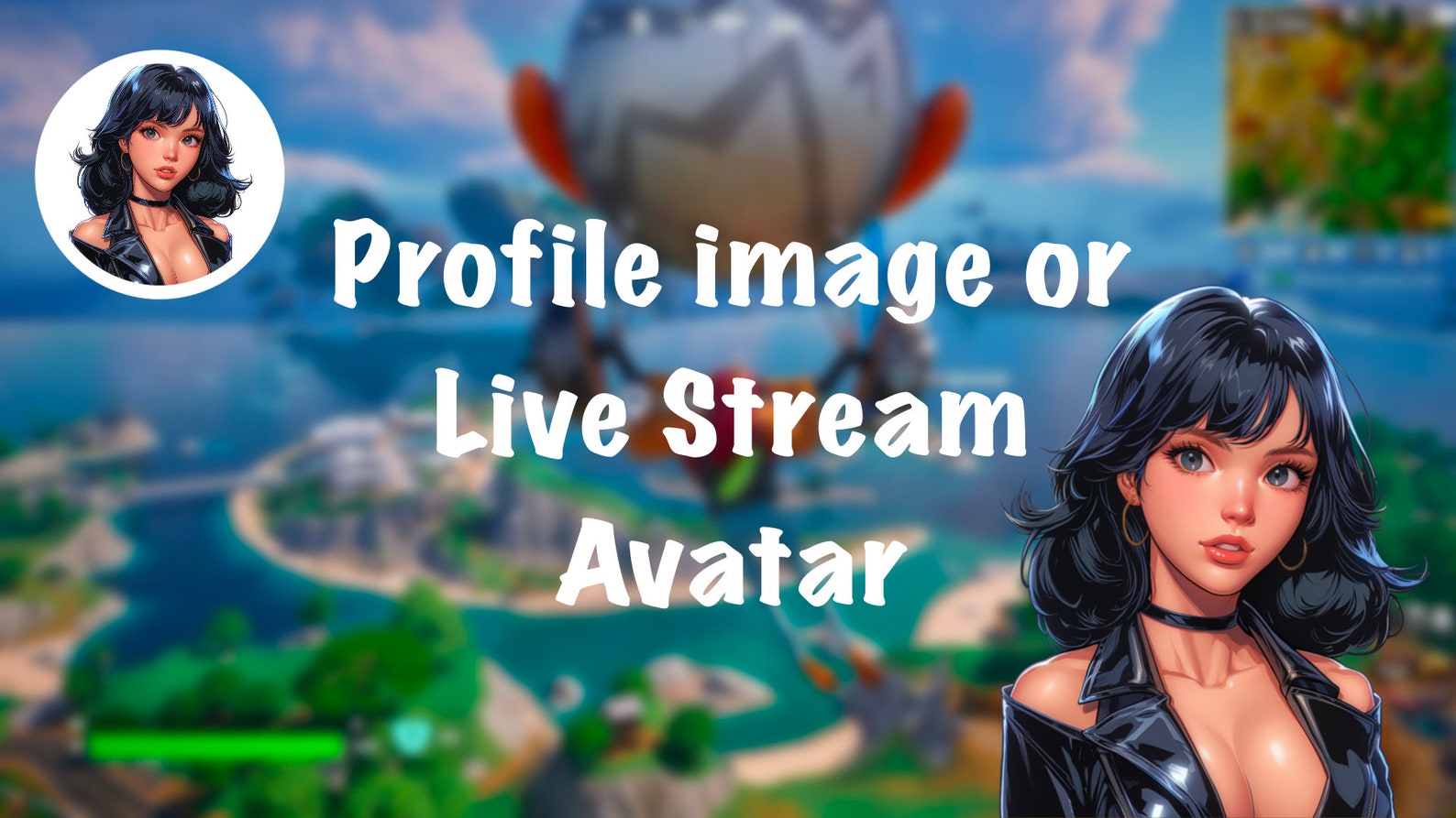 Ready-to-use Vtuber PFP High-quality PNG Avatar Perfect Profile Picture ...