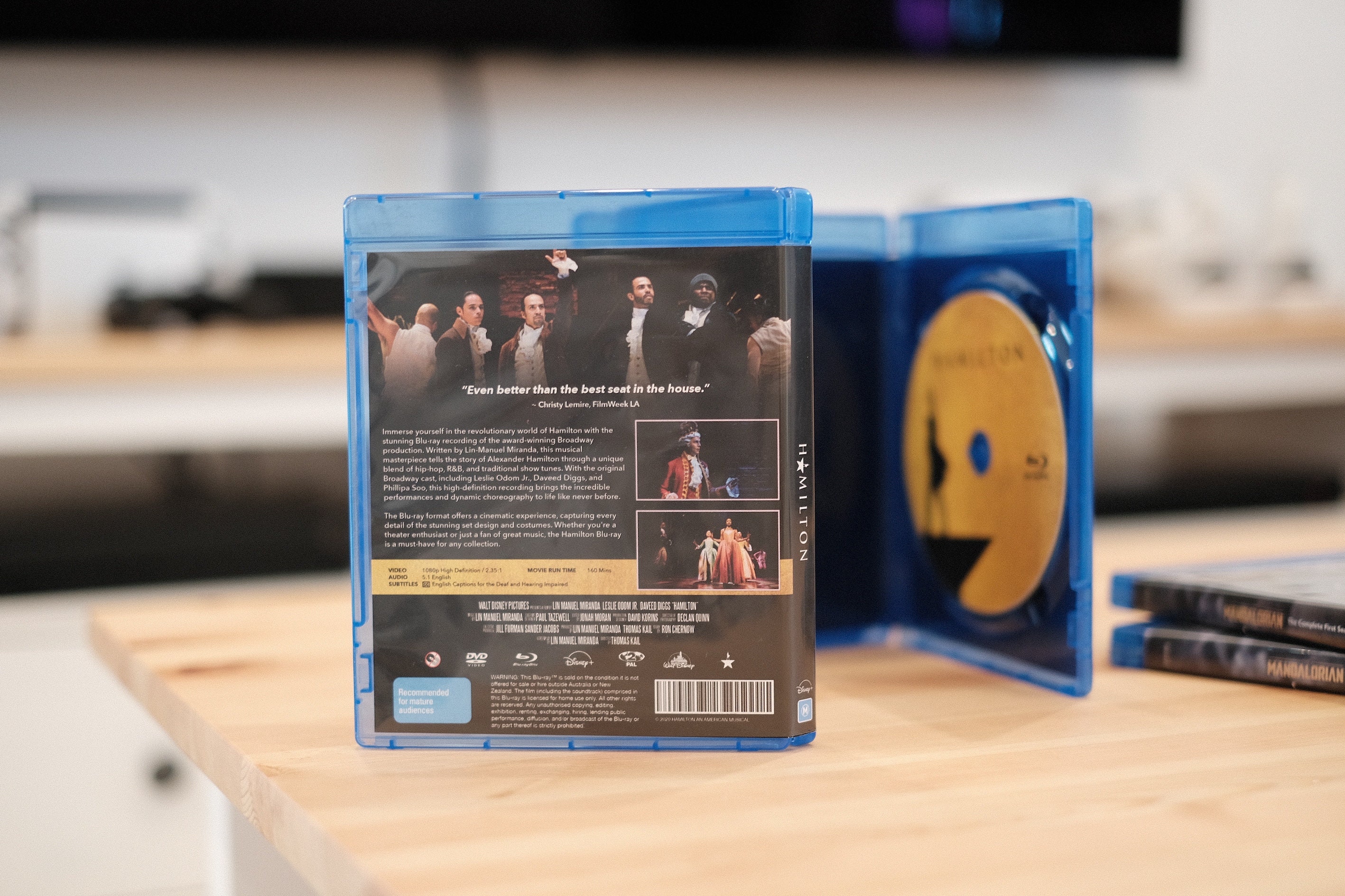 Hamilton Movie Custom Blu-ray Cover and Disk Label (DIGITAL DOWNLOAD ...