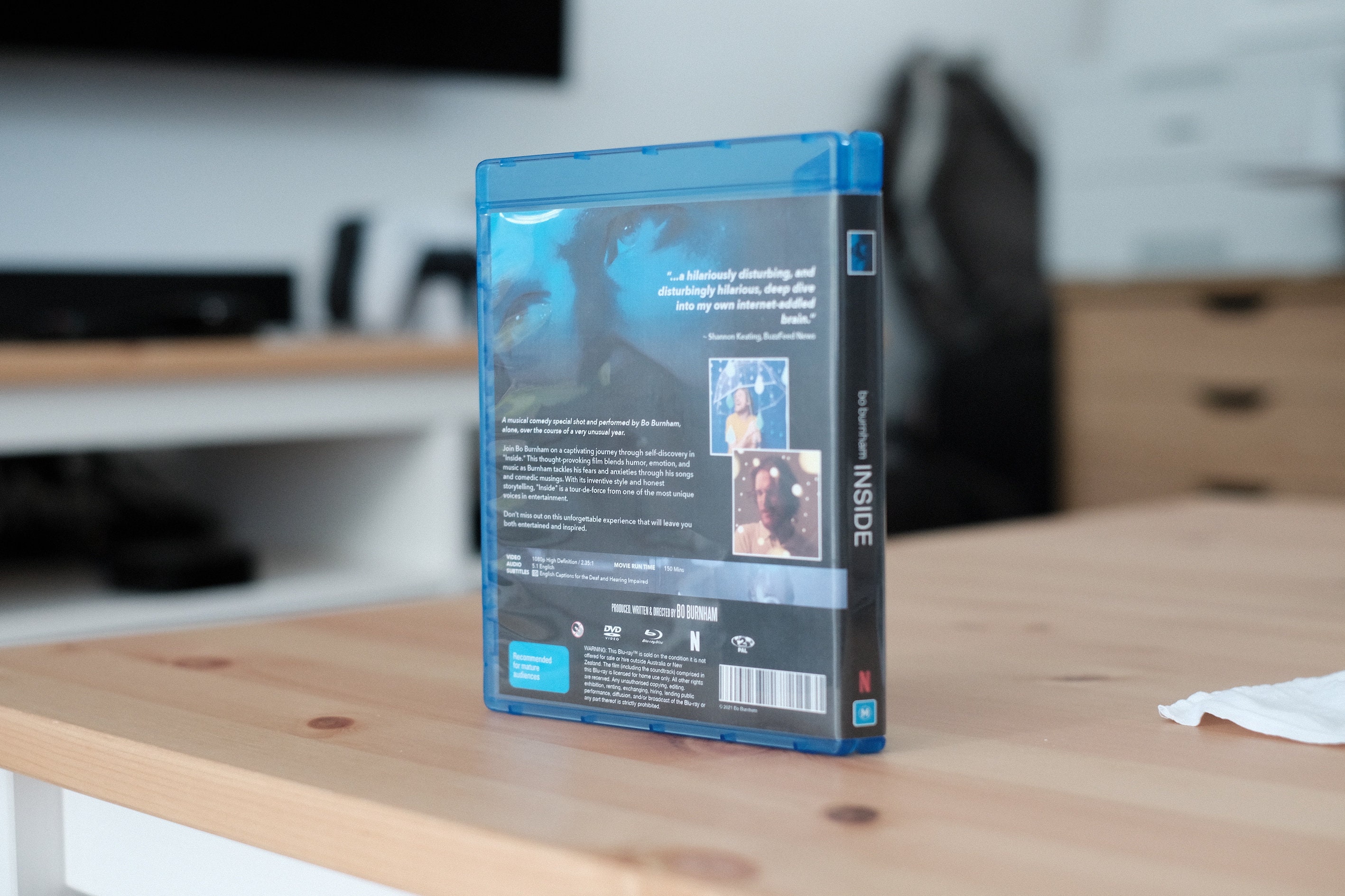 Inside Bo Burnham Movie Custom Blu-ray Cover and Disk Label (DIGITAL ...