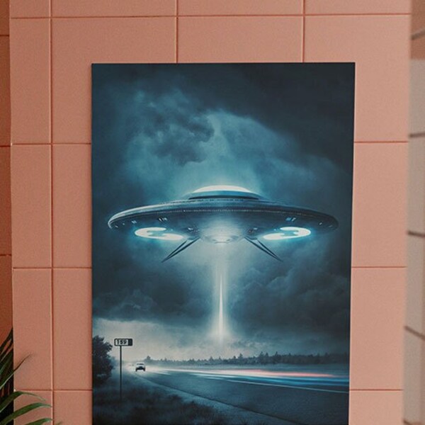 Ufo Poster - Etsy