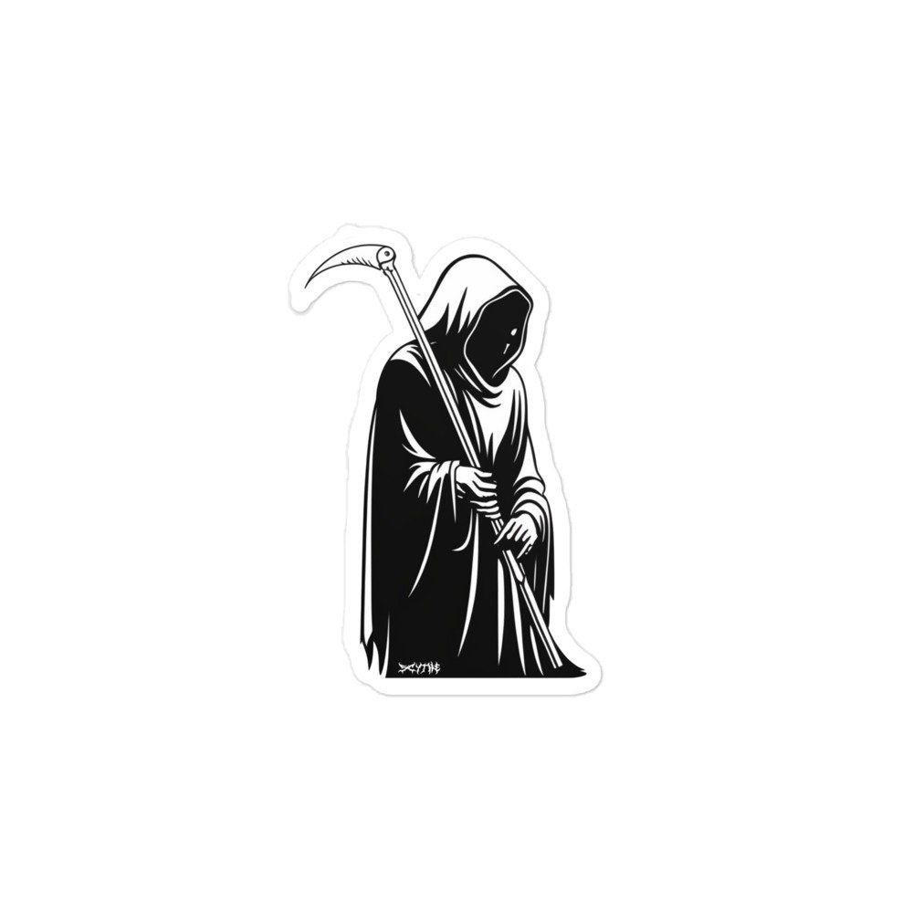 Scythe Reaper Die Cut Sticker #1 - Etsy