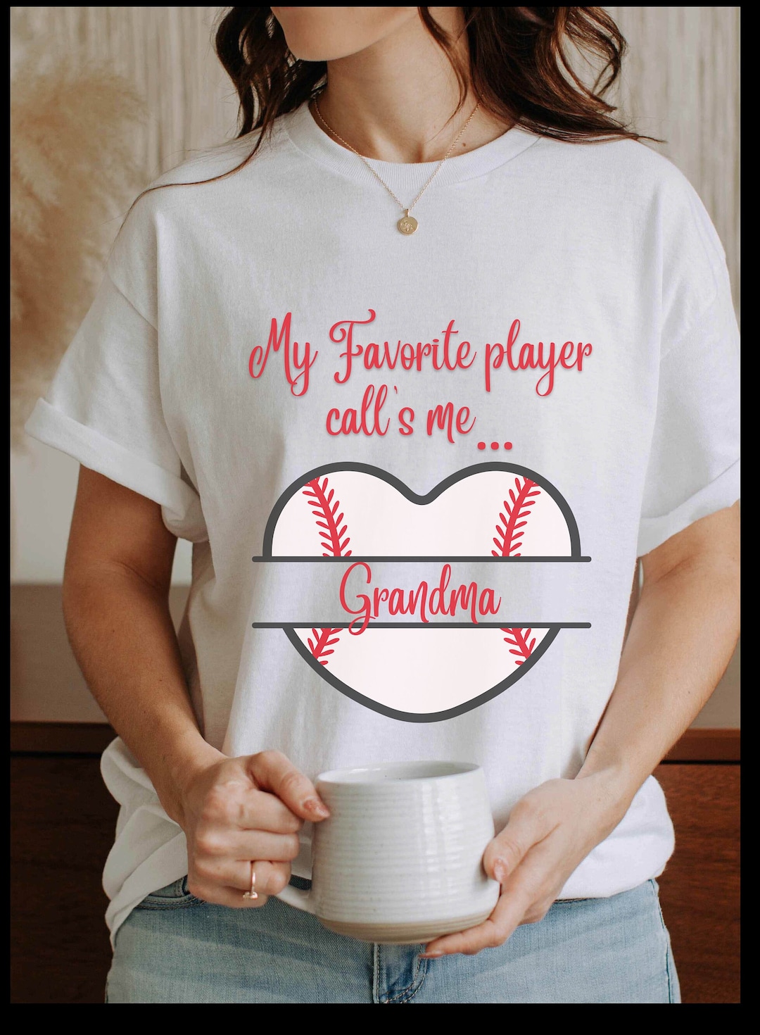Baseball Grandma/ Grandpa Loves Player/ Player Baseball Shirt - Etsy
