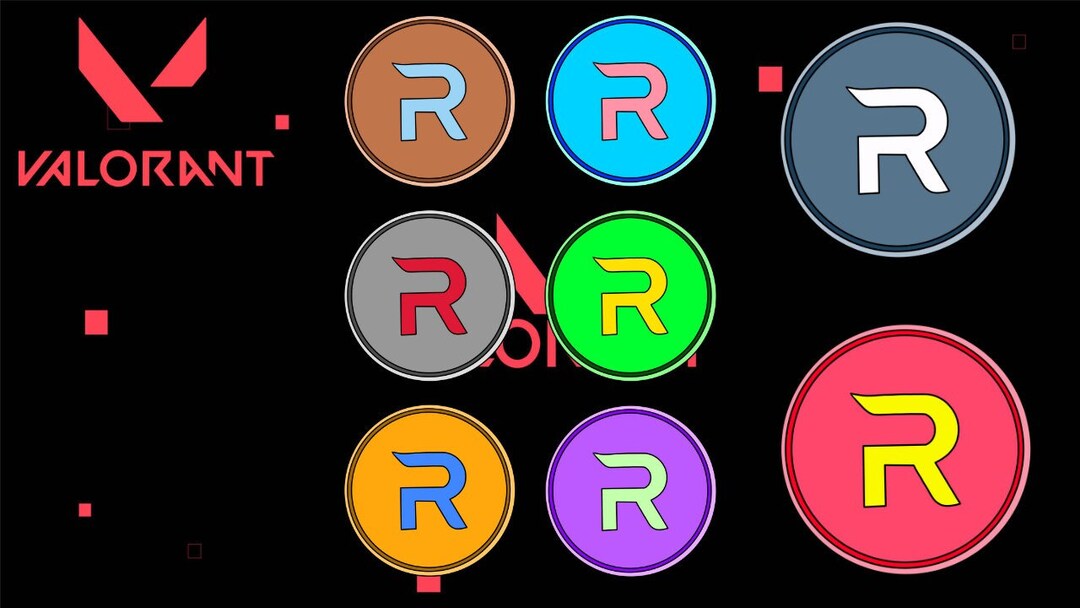 8 Valorant Radianite Points Emotes PLUS 1 Rainbow Radianite Gif Emote ...