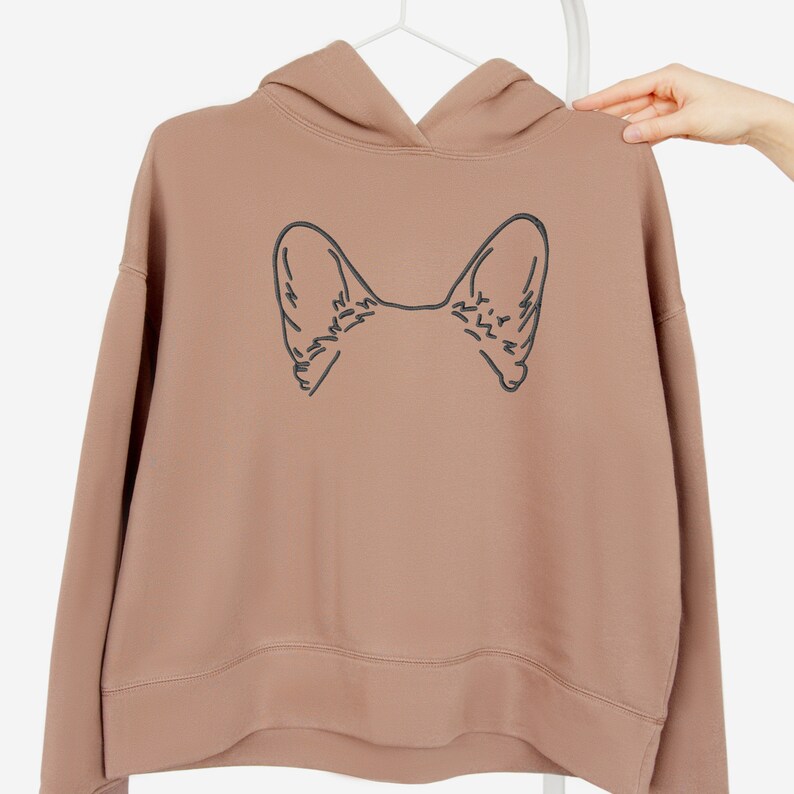 Embroidery Dog Ears | Dog Ears Outline | Corgi | Line Art | Tattoo ...