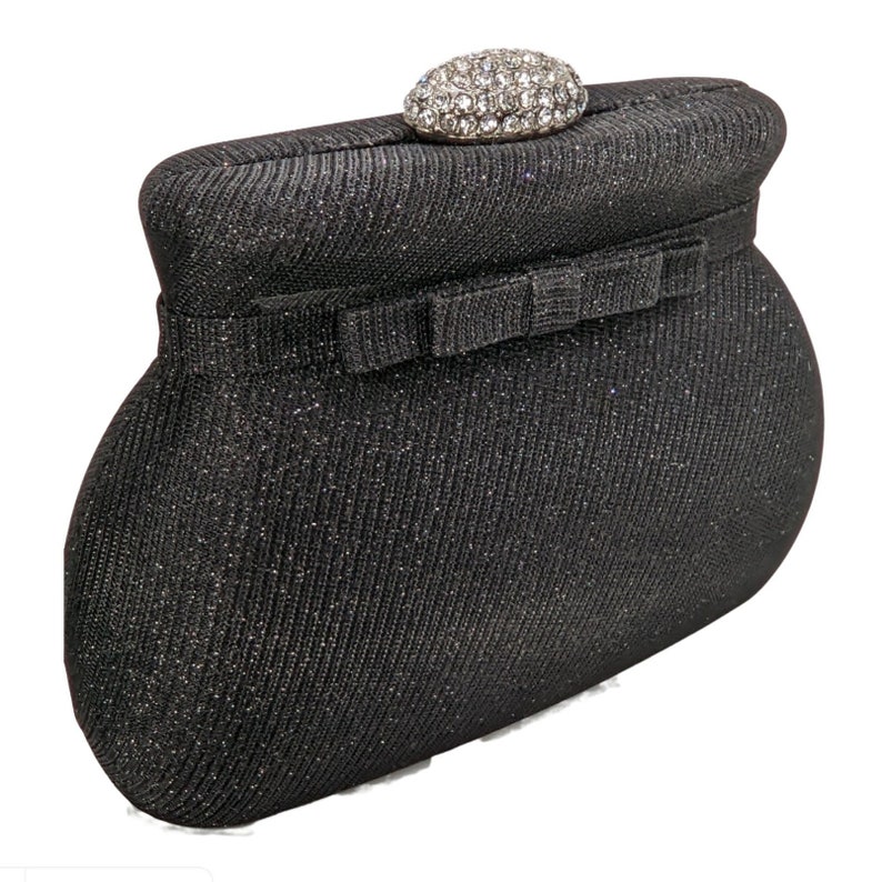Luxury Evening Clutch Black Women Evening Bag, Elegant Party Evening ...