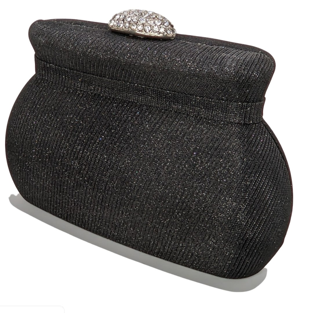 Luxury Evening Clutch Black Women Evening Bag, Elegant Party Evening ...