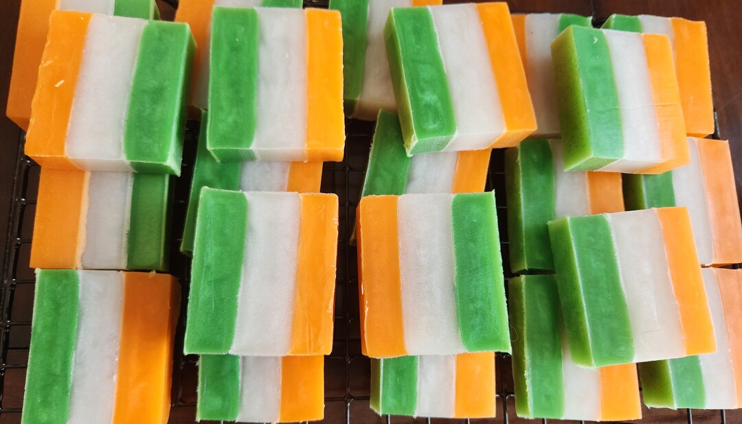1 Irish Flag Glycerin Soap - Etsy