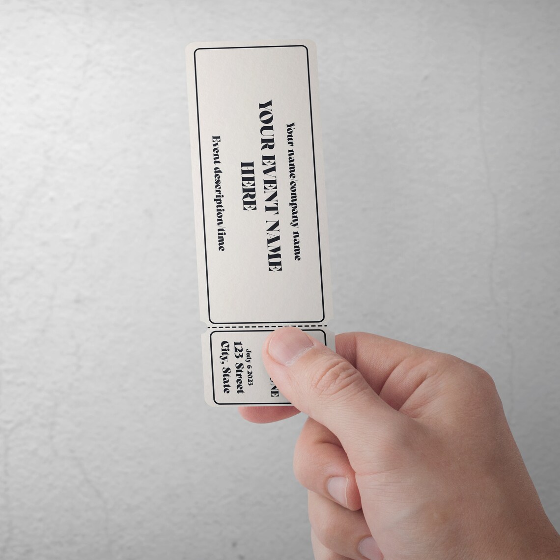 Editable Event Ticket Templates DIY Printables for Every Occasion ...