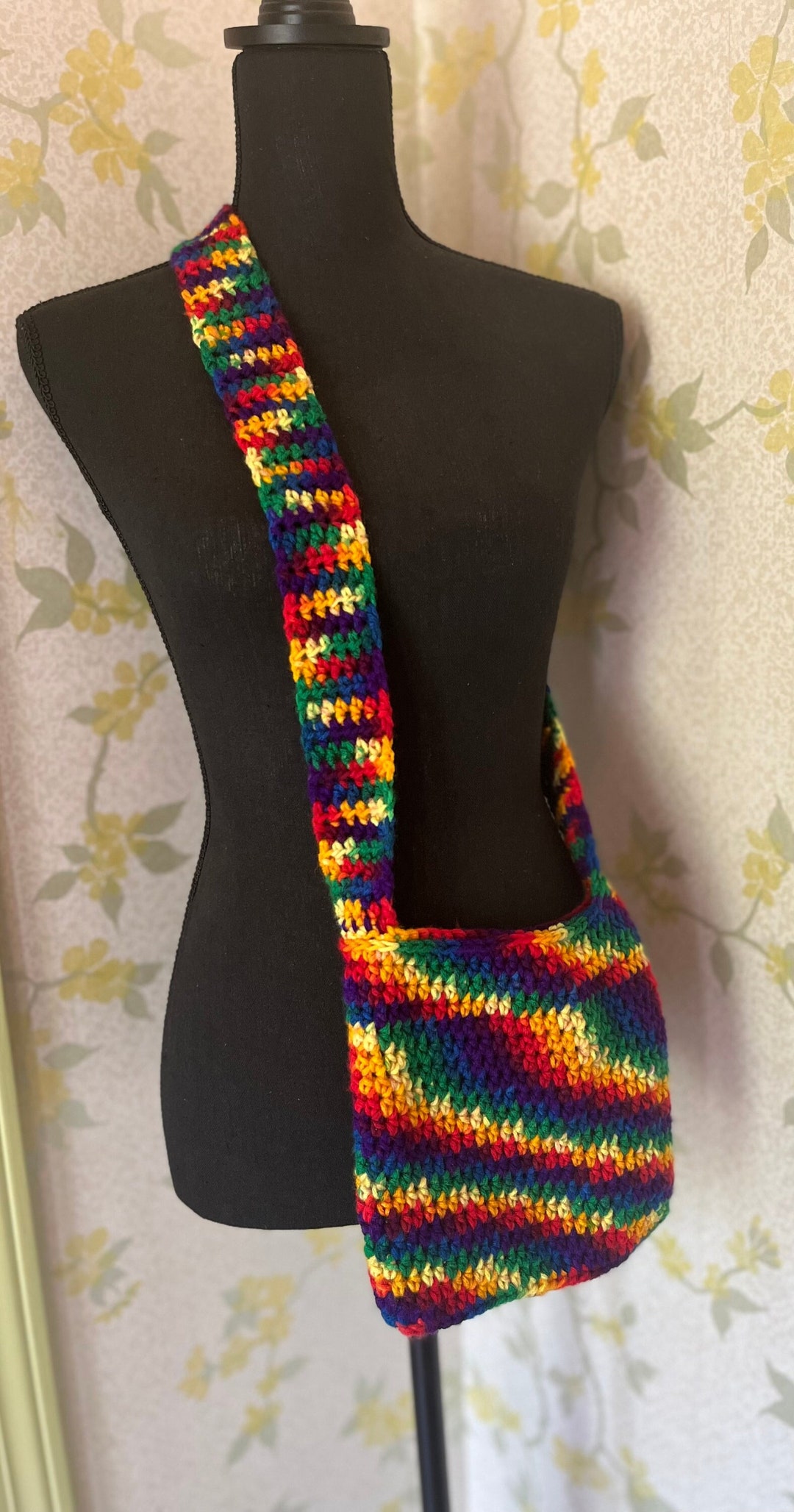 Crochet Pride Crossbody Purse - Etsy