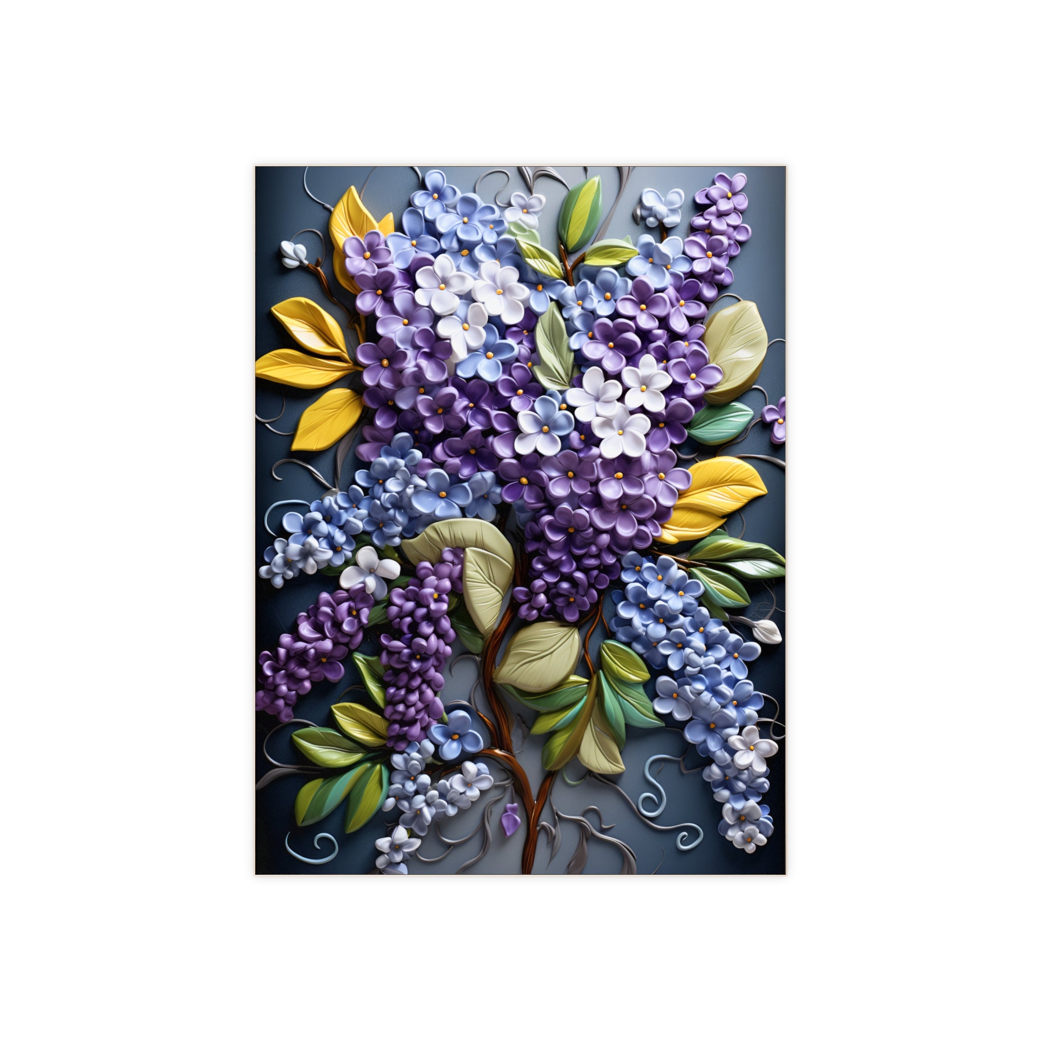 Lilacs Ceramic Tile or Mural - Etsy