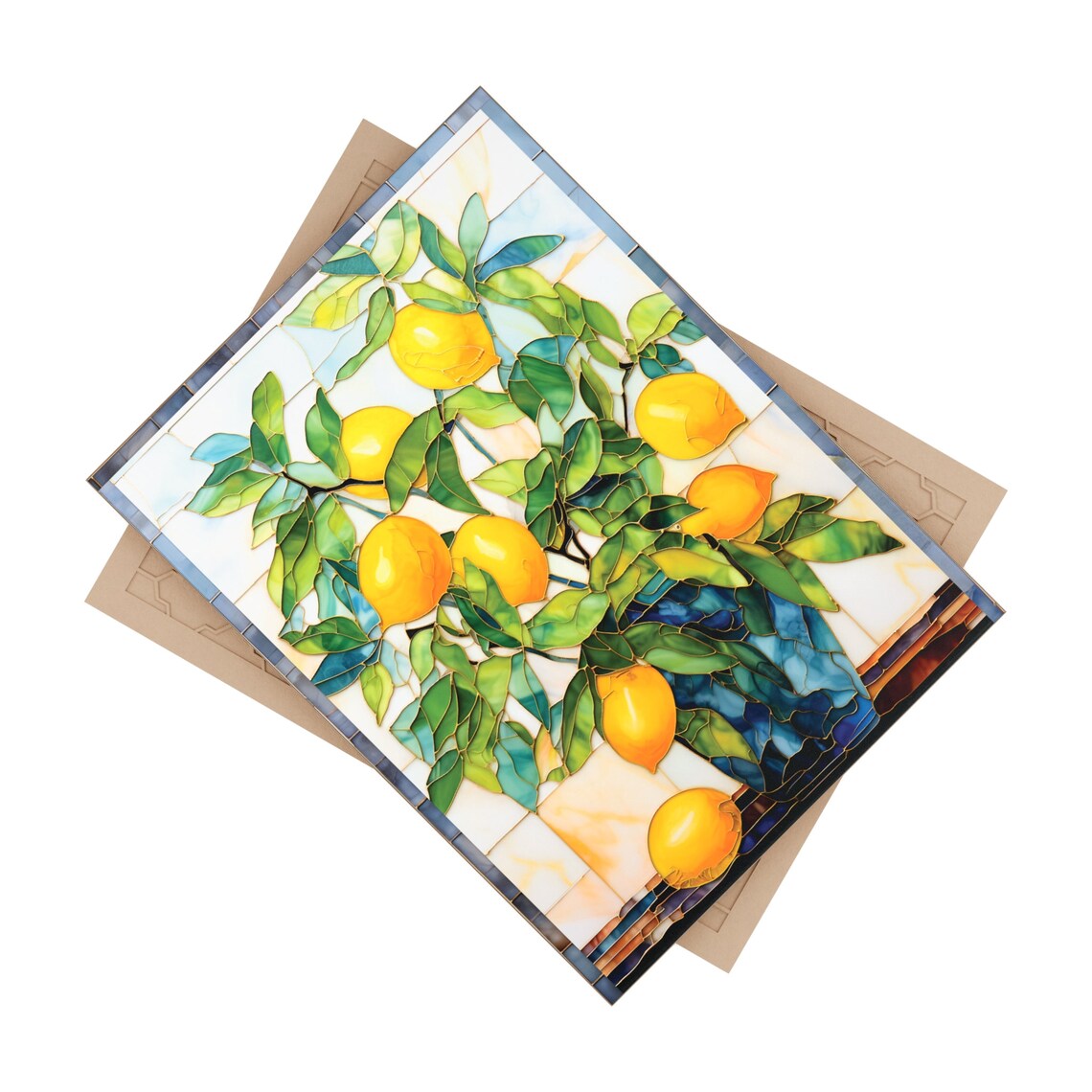 Lemon Tree Ceramic Tile or Mural. - Etsy