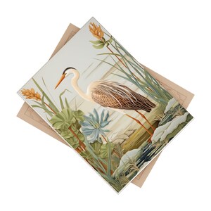 Grey Heron Tile or Mural - Etsy