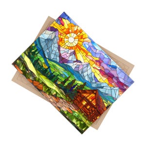 Ceramic Log Cabin Tile - Etsy