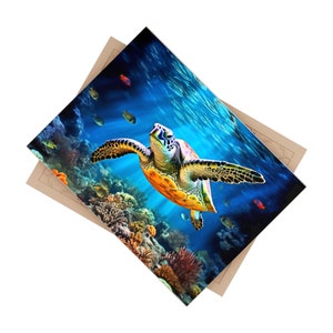 Turtle Ceramic Tile, Under the Sea Shower Insert Tile Mural. - Etsy
