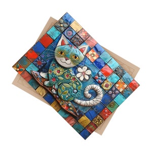 Cat Ceramic Tile. - Etsy