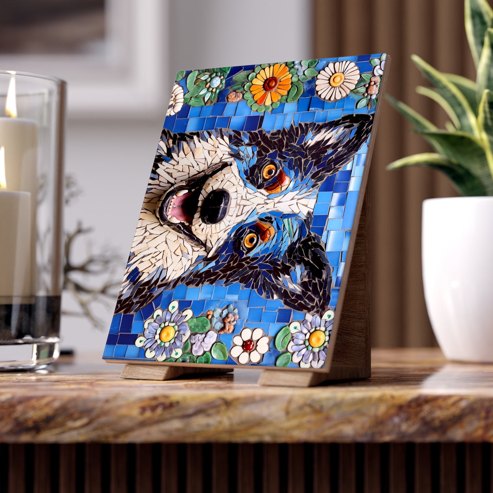 Dog Ceramic Tile or Mural , Dog Decorative Tile or Mural, Loyal Friend ...