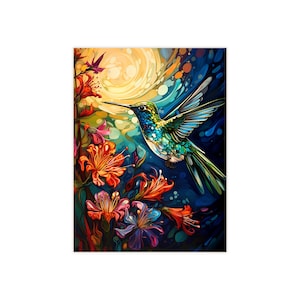 Hummingbirds Ceramic Tiles - Set of 2 -decorative Wall Tile, Bird ...