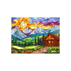 Ceramic Log Cabin Tile - Etsy